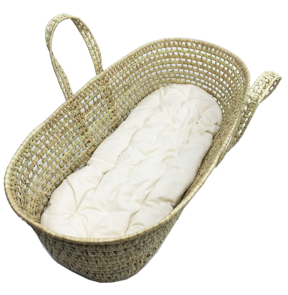 Moses Basket with Linens – Baby Moses Basket